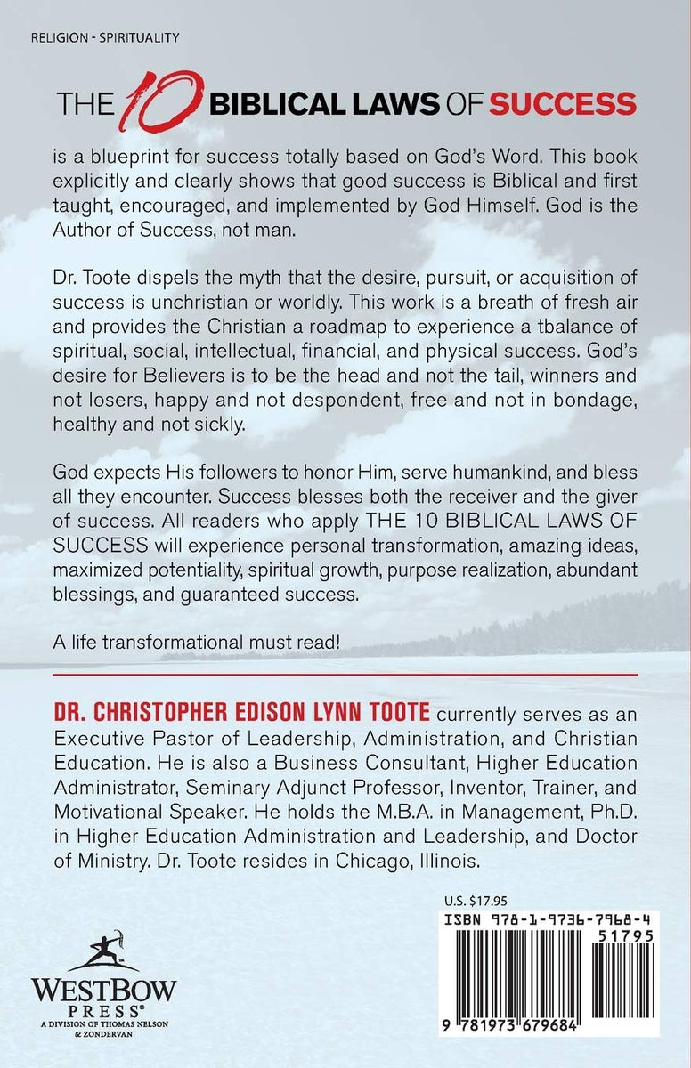 THE 10 BIBLICAL LAWS of SUCCESS – Guide to Prosperity And Success